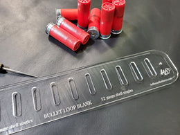 Acrylic Bullet Loop Template | Leathercraft Pattern for Western Rigs ...