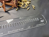 Acrylic Bullet Loop Template | Leathercraft Pattern for Western Rigs ...