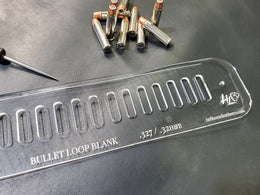 Acrylic Bullet Loop Template | Leathercraft Pattern for Western Rigs ...