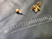 Acrylic Bullet Loop Template | Leathercraft Pattern for Western Rigs ...