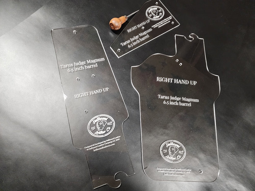 Acrylic TAURUS JUDGE Holster Template | Leathercraft Pattern for ...