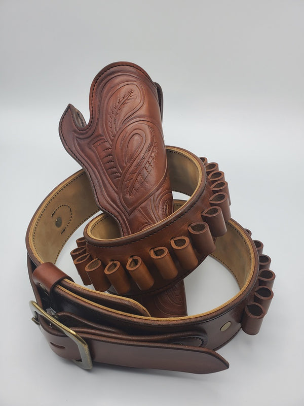 JESSE JAMES GUN BELT AND HOLSTER